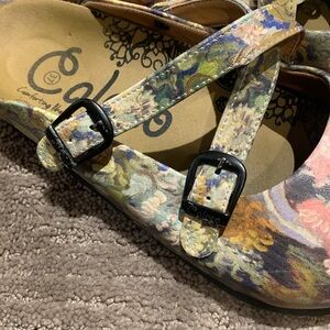 Calceo | Shoes | Calceo Floral Boho May Jane Clogs Size 37 | Poshmark